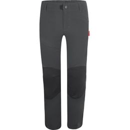 Trollkids Trekkinghose "Hammerfest Pro" - Slim fit - in Grau - 61% | Gr&ouml;&szlig;e 164 | Kinderhosen