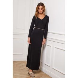 Jos&eacute;fine Strickkleid "Dovel" in Schwarz - 67% | Gr&ouml;&szlig;e M | Damen-kleider