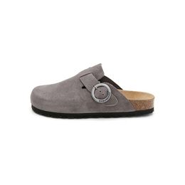 BABUNKERS Family Leder-Clogs in Grau - 54% | Gr&ouml;&szlig;e 39 | Damen-pantoletten