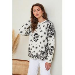 So Cachemire Pullover "Adony" in Creme - 74% | Gr&ouml;&szlig;e S | Damen-pullover-cardigans