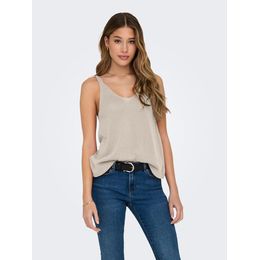 Jacqueline de Yong JDY Stricktop in Beige - 36% | Gr&ouml;&szlig;e XS | Damen-tops