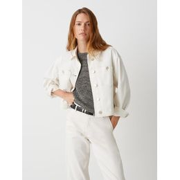 Opus Jeansjacke in Creme - 55% | Gr&ouml;&szlig;e 42 | Damenjacken