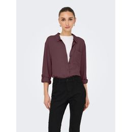 Jacqueline de Yong JDY Hemd in Braun - 55% | Gr&ouml;&szlig;e M | Damen-blusen