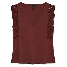 V&eacute;ro Moda Vero Moda Blusentop in Bordeaux - 31% | Gr&ouml;&szlig;e L | Damen-blusen