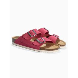 Sunbay Leder-Pantoletten "Trefle" in Pink - 56% | Gr&ouml;&szlig;e 39 | Damen-pantoletten