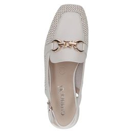 Caprice Leder-Slingballerinas in Creme - 29% | Gr&ouml;&szlig;e 39 | Damen-ballerinas