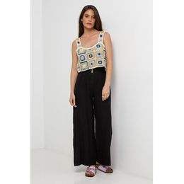 Lin Passion Leinen-Hose in Schwarz - 72% | Gr&ouml;&szlig;e 38/40 | Damenhosen