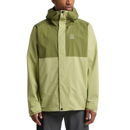 Hagl&ouml;fs Hagl&ouml;fs Funktionsjacke "Koyal Proof" in Gr&uuml;n/ Khaki - 51% | Gr&ouml;&szlig;e L | Herren-outdoorjacken