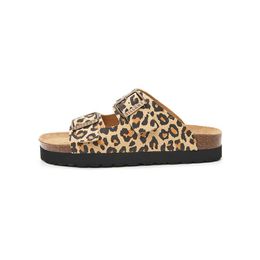 billowy Pantoletten in Beige/ Braun - 47% | Gr&ouml;&szlig;e 41 | Damen-pantoletten
