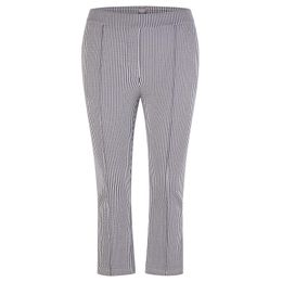 Rabe Hose in Dunkelblau/ Wei&szlig; - 60% | Gr&ouml;&szlig;e 38 | Damenhosen