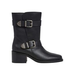 Pepe Jeans Footwear Leder-Stiefel in Schwarz - 68% | Gr&ouml;&szlig;e 38 | Damen-stiefel