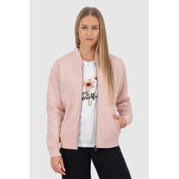 alife and kickin Sweatjacke in Rosa - 50% | Gr&ouml;&szlig;e S | Damen-sweatshirts-jacken