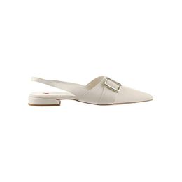 H&ouml;gl H&ouml;gl Leder-Slingballerinas "Cynthia" in Creme - 59% | Gr&ouml;&szlig;e 41 | Damen-ballerinas