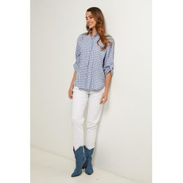 Fleur de Lin Bluse in Blau - 69% | Gr&ouml;&szlig;e M | Damen-blusen
