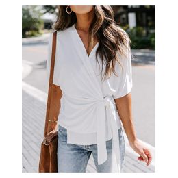 Milan Kiss Bluse in Wei&szlig; - 62% | Damen-blusen