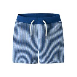 name it Shorts "Hans" in Blau/ Wei&szlig; - 35% | Gr&ouml;&szlig;e 128 | Kinderhosen