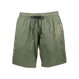 Plein Sport Badeshorts in Khaki - 75% | Gr&ouml;&szlig;e XXL | Herren-bademode-sport