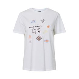 Pieces Shirt in Wei&szlig; - 13% | Gr&ouml;&szlig;e M | Damen-tops