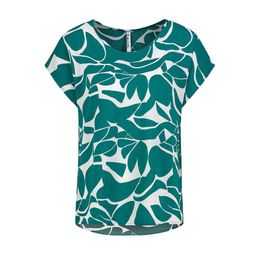 Sublevel Bluse in T&uuml;rkis/ Wei&szlig; - 64% | Gr&ouml;&szlig;e S | Damen-blusen