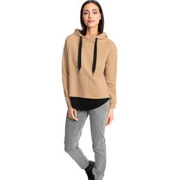 Heine Hoodie in Beige - 68% | Gr&ouml;&szlig;e 44 | Damen-sweatshirts-jacken