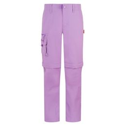 Trollkids Zipp-Off-Trekkinghose "Oppland" - Regular fit - in Lila - 39% | Gr&ouml;&szlig;e 140 | Kinderhosen