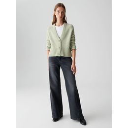 Opus Cardigan "Dassi" in Hellgr&uuml;n - 58% | Gr&ouml;&szlig;e 38 | Damen-pullover-cardigans
