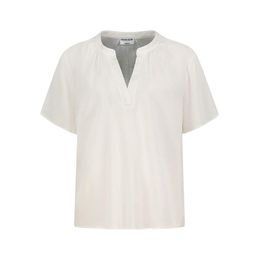fresh made Bluse in Wei&szlig; - 48% | Gr&ouml;&szlig;e XL | Damen-blusen