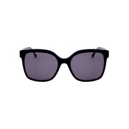 Tom Tailor Damen-Sonnenbrille in Schwarz/ Dunkelblau - 57% | Gr&ouml;&szlig;e 53 | Damen-brillen