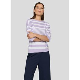 Rabe Pullover in Flieder/ Wei&szlig; - 60% | Gr&ouml;&szlig;e 46 | Damen-pullover-cardigans