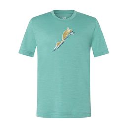 super.natural Trainingsshirt "Duck Dive" in T&uuml;rkis - 48% | Gr&ouml;&szlig;e 140 | Kinder-oberteile