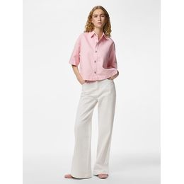 Pieces Jeansbluse "Pcsky" in Rosa - 53% | Gr&ouml;&szlig;e XS | Damen-blusen