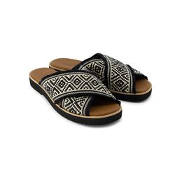 Toms Shoes TOMS Pantoletten in Schwarz/ Creme - 47% | Gr&ouml;&szlig;e 40 | Damen-pantoletten