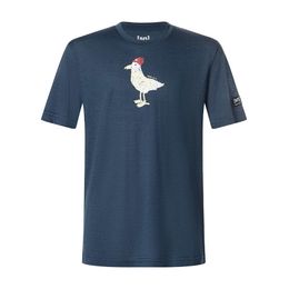 super.natural Funktionsshirt "Johnny" in Dunkelblau - 55% | Gr&ouml;&szlig;e 110 | Kinder-oberteile