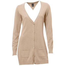 Heine Longcardigan in Beige - 60% | Gr&ouml;&szlig;e 38 | Damen-pullover-cardigans