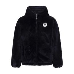 Converse Fleecejacke in Schwarz - 56% | Gr&ouml;&szlig;e 128-140 | Kids-fleecejacken-fleecepullover
