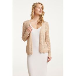 Smashed Lemon Cardigan in Beige - 60% | Gr&ouml;&szlig;e M | Damen-pullover-cardigans