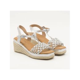 Bellucci Keilsandaletten in Silber - 59% | Gr&ouml;&szlig;e 36 | Damen-sandalen