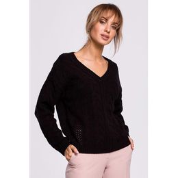 made of emotion Pullover in Schwarz - 65% | Gr&ouml;&szlig;e L/XL | Damen-pullover-cardigans