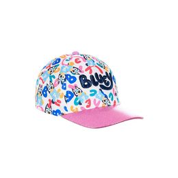Bluey Cap "Bluey" in Wei&szlig;/ Rosa/ Bunt - 50% | Gr&ouml;&szlig;e 52 cm | Kindermuetzen