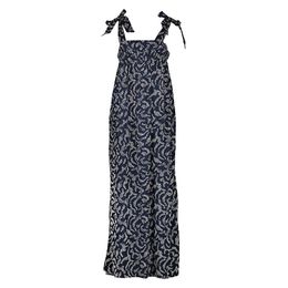 Kaffe Kleid in Dunkelblau/ Wei&szlig; - 77% | Gr&ouml;&szlig;e 40 | Damen-kleider
