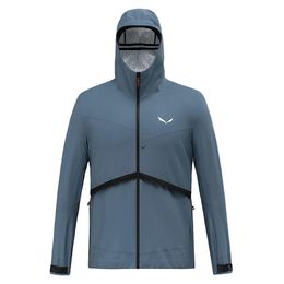Salewa Hybridjacke "Puez Powertex" in Blau - 60% | Gr&ouml;&szlig;e L | Herren-outdoorjacken