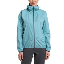 Hagl&ouml;fs Hagl&ouml;fs Funktionsjacke "L.I.M Proof" in T&uuml;rkis - 52% | Gr&ouml;&szlig;e XL | Damen-outdoorjacken