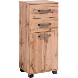 Unterschrank Schildmeyer "Milan", braun (wotaneichefarben), B:40,5cm H:95cm T:32cm, Schr&auml;nke, Unterschrank, Solide Verarbeitung - Dieses Produkt ist in Deutschland gefertigt