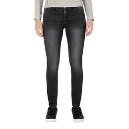 Timezone Jeans "Aleena" - Slim fit - in Anthrazit - 59% | Gr&ouml;&szlig;e W32/L28 | Damenjeans
