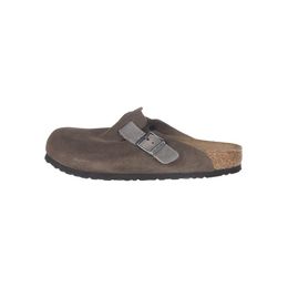 Birkenstock Leder-Clogs "Boston" in Braun - 25% | Gr&ouml;&szlig;e 45 | Damen-pantoletten