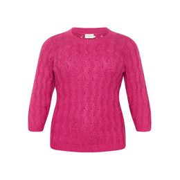 Kaffe Pullover in Pink - 54% | Gr&ouml;&szlig;e XL | Damen-pullover-cardigans