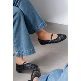 C'M Spangenballerinas in Schwarz - 64% | Gr&ouml;&szlig;e 40 | Damen-ballerinas