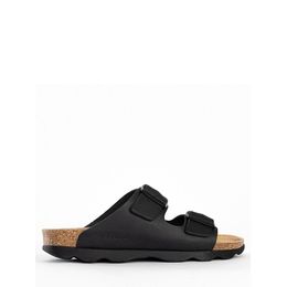 BAYTON Leder-Pantoletten "Atlas" in Schwarz - 65% | Gr&ouml;&szlig;e 37 | Damen-pantoletten