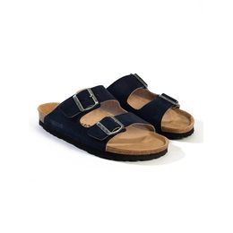BACKSUN Pantoletten "Bali" in Dunkelblau - 69% | Gr&ouml;&szlig;e 38 | Damen-pantoletten