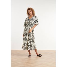 Smashed Lemon Kleid in Schwarz/ Wei&szlig; - 66% | Gr&ouml;&szlig;e L | Damen-kleider